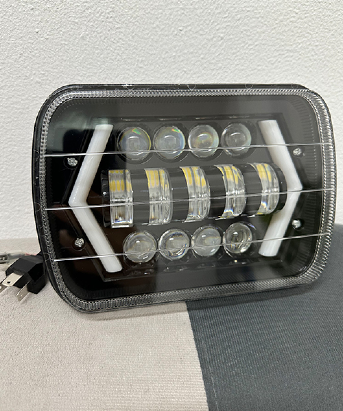 5x7'' Faro Led H4 Sealed Beam Flecha Ojos de Ángel - 1/Pzs – X-UNO CAR ...